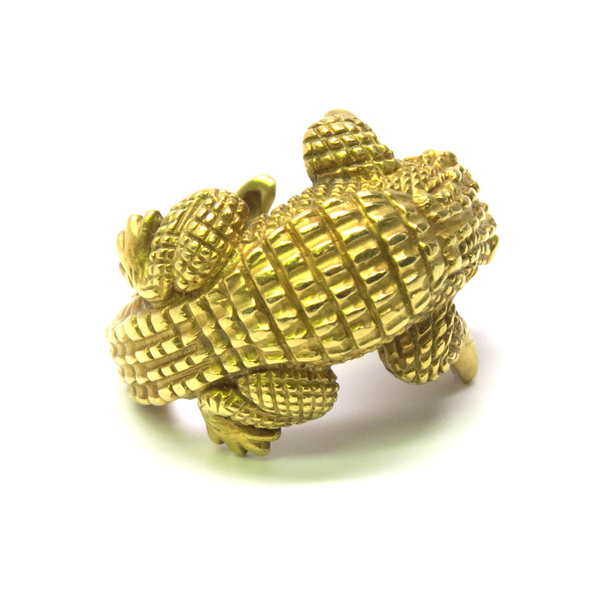 Kieselstein Cord Gold Alligator Ring – Stanley Michael Distinguished Jewels